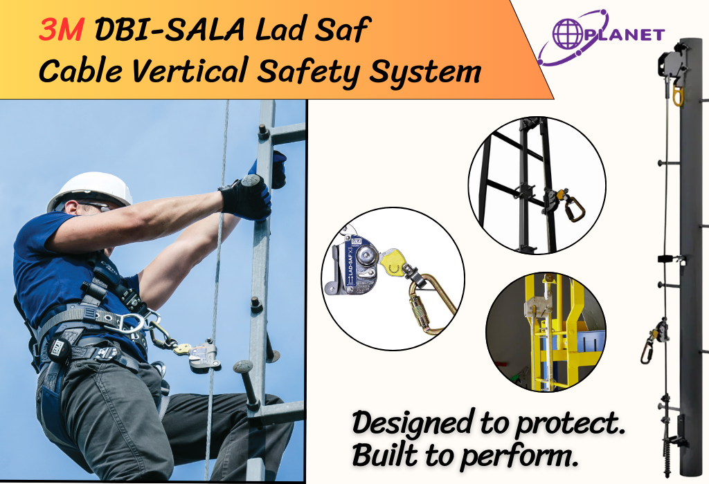 ยกระดับความปลอดภัยในการปีนบันไดแนวดิ่งด้วย 3M DBI-SALA Lad-Saf™ Cable ...